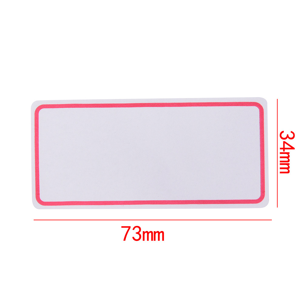 12sheets self adhesive label Blank note label Bar sticky writable name ...