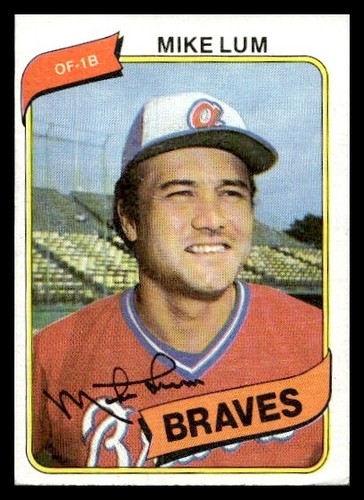 1980 Topps #7 Mike Lum Atlanta Braves Baseball card | eBay