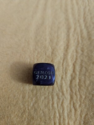 GenCon Indy 2021 Dice Die 1d6 RARE Crystal Caste | eBay