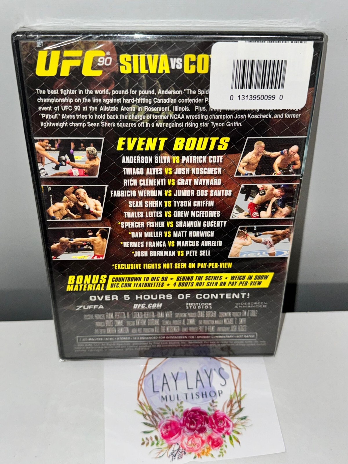 UFC 90: Silva vs. Cote (DVD, 2009, 2-Disc Set) for sale online | eBay