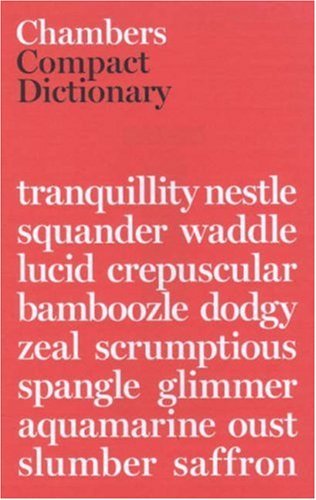 Chambers Compact Dictionary By Chambers (Ed.) 9780550100955 | eBay