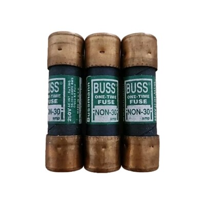 Bussmann NON-30 Fuse NON30 (Pack of 3) | eBay