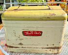 Large Therm-a-chest metal cooler ice chest vintage Knapp & Monarch Mid ...