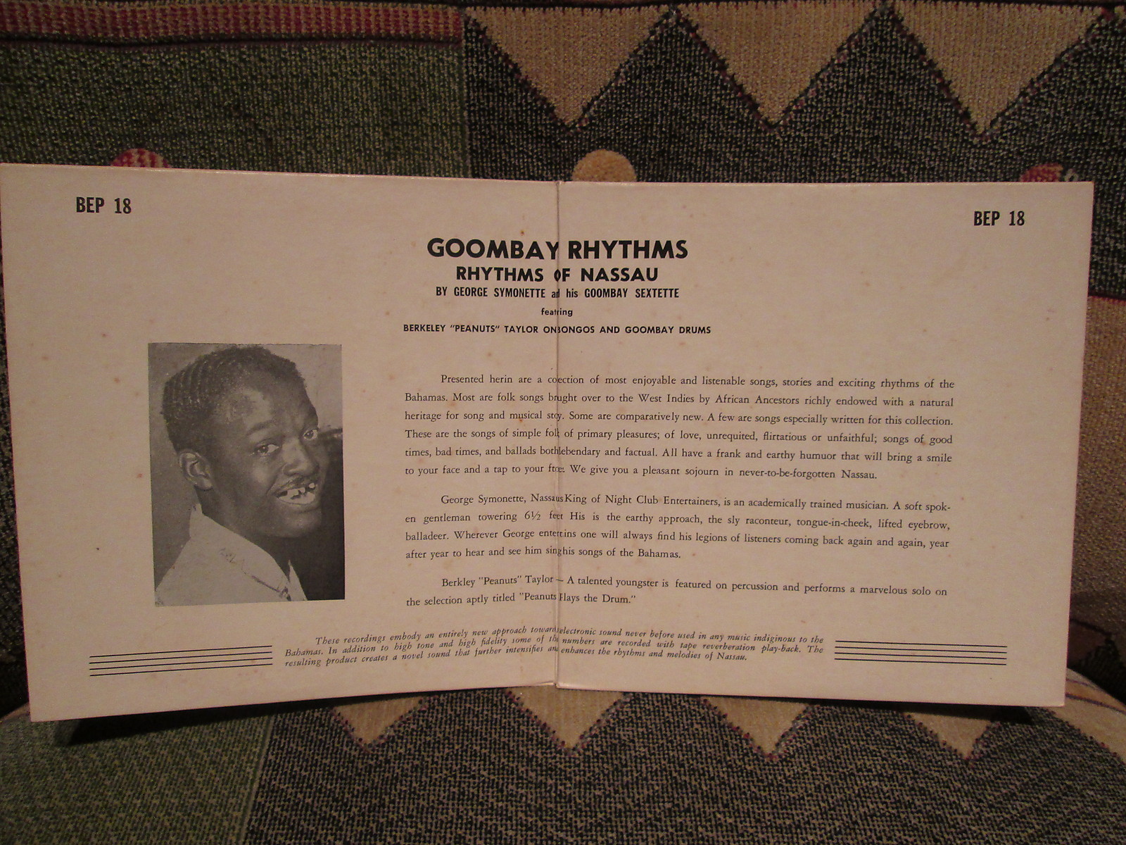 GEORGE SYMONETTE - Goombay Rhythms – BAHAMA Records 2 x 7" EP 45rpm | eBay