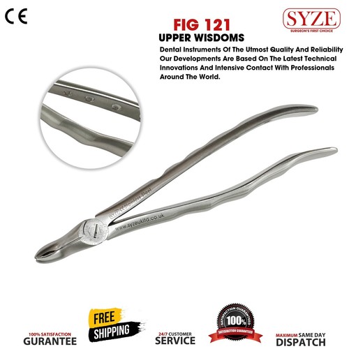 Dental Forceps Upper Root Wisdom Tooth Extraction Pliers Fig 121 ...