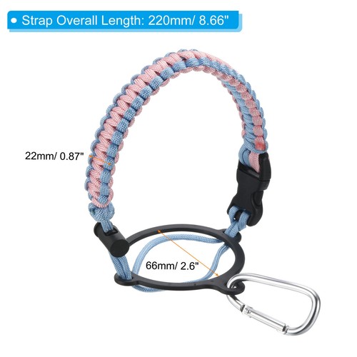 Water Bottle Holder Paracord Handle Strap Carrier Light Pink Light Blue ...