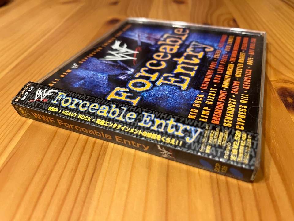 WWF Forceable Entry Japan OBI CD Metal 2000s Disturbed Sevendust Limp Bizkit | eBay UK