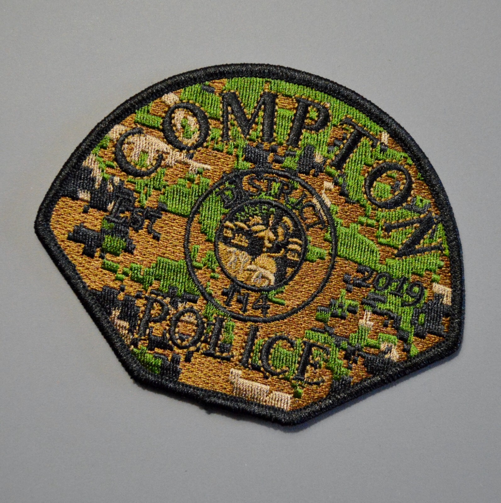 Compton College District Police Military Veteran Patch ++ Mint CA | eBay