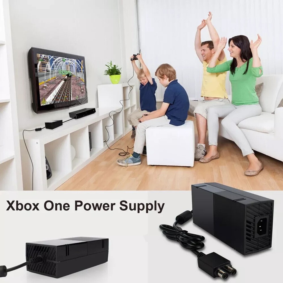 AC Adapter Brick Power Supply Cable Cord Charger For Microsoft XBOX ONE ...
