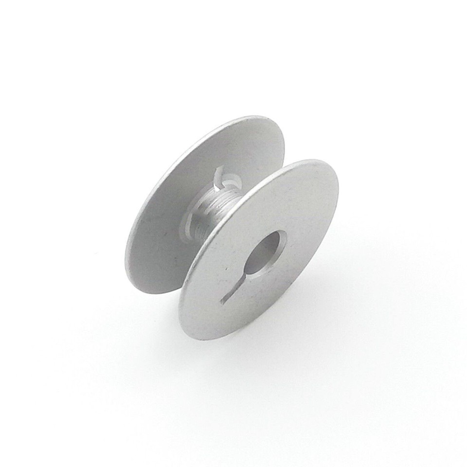 100PCS Aluminum Bobbins With Slot #18034AS Fit Handi Quilter HQ16 ...