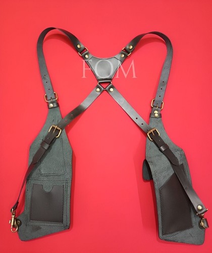 Leather Anti-Theft Holster Bag Underarm Shoulder Bag Hidden Body Wallet ...