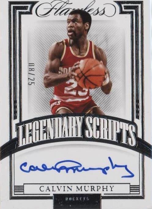 2021-22 Panini Flawless - Legendary Scripts Calvin Murphy #LSC-CMU /25 ...