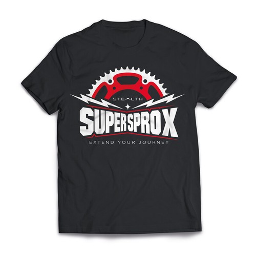 T-Shirt Supersprox Rapidité Noire XL Moto Moteur Pièces de Rechange | eBay