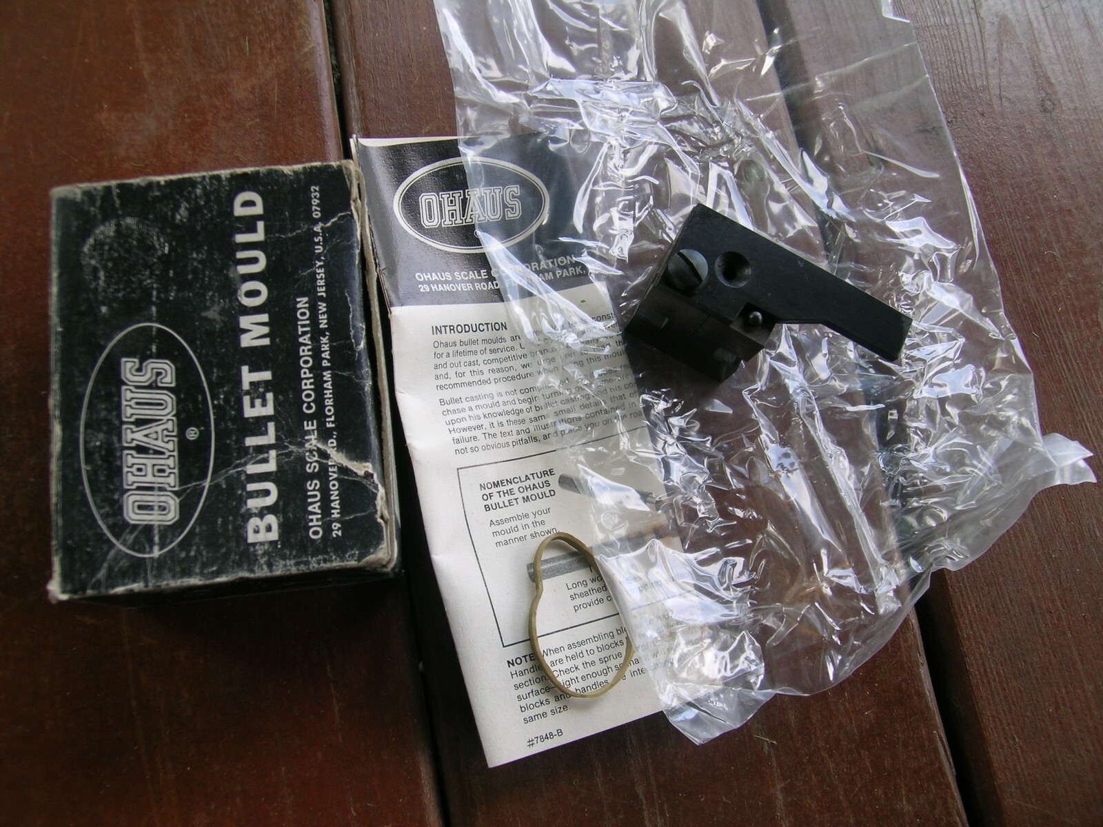 Ohaus 1 Cavity Bullet Mould Mold .454 Round Ball for Muzzleloader New ...