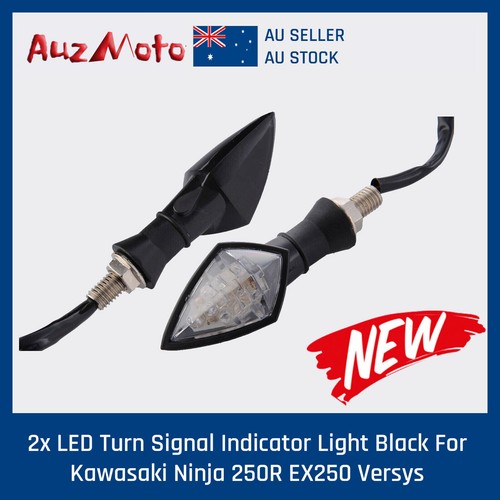 Pair Universal Motorcycle Indicators LED Turn Signal Suzuki DR-Z400 400 ...