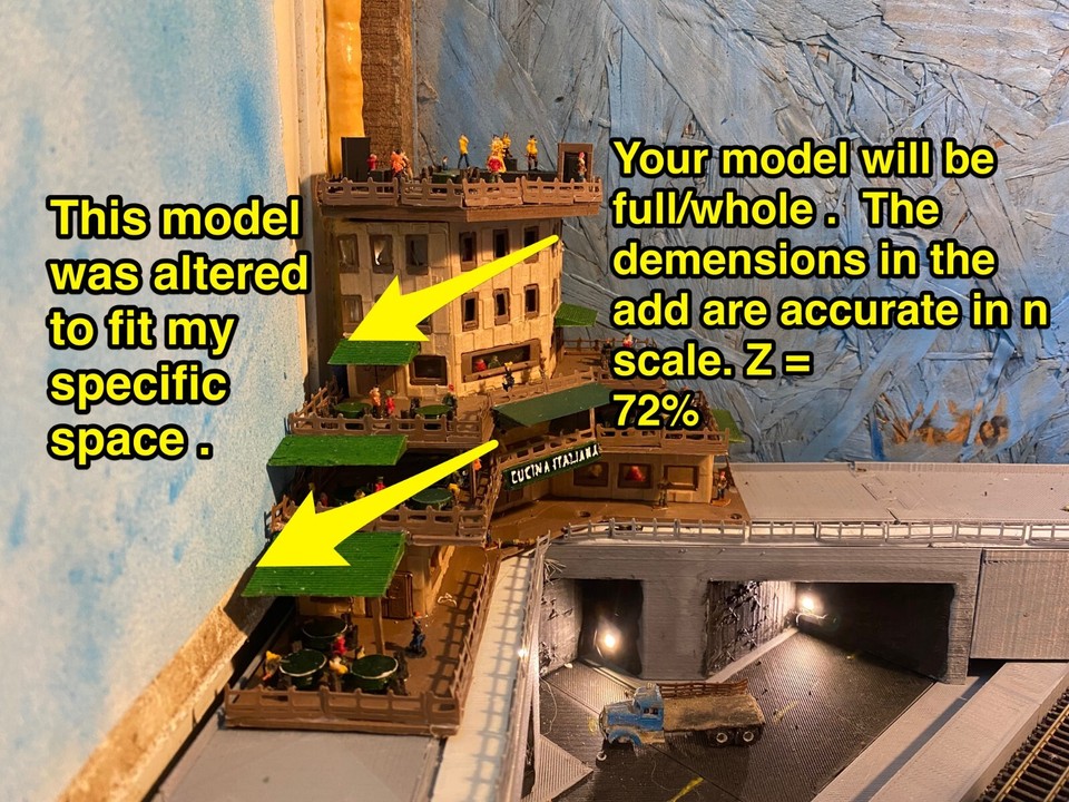 HO Scale Model Railroad Urban/Commercial Building Kit with Video ...