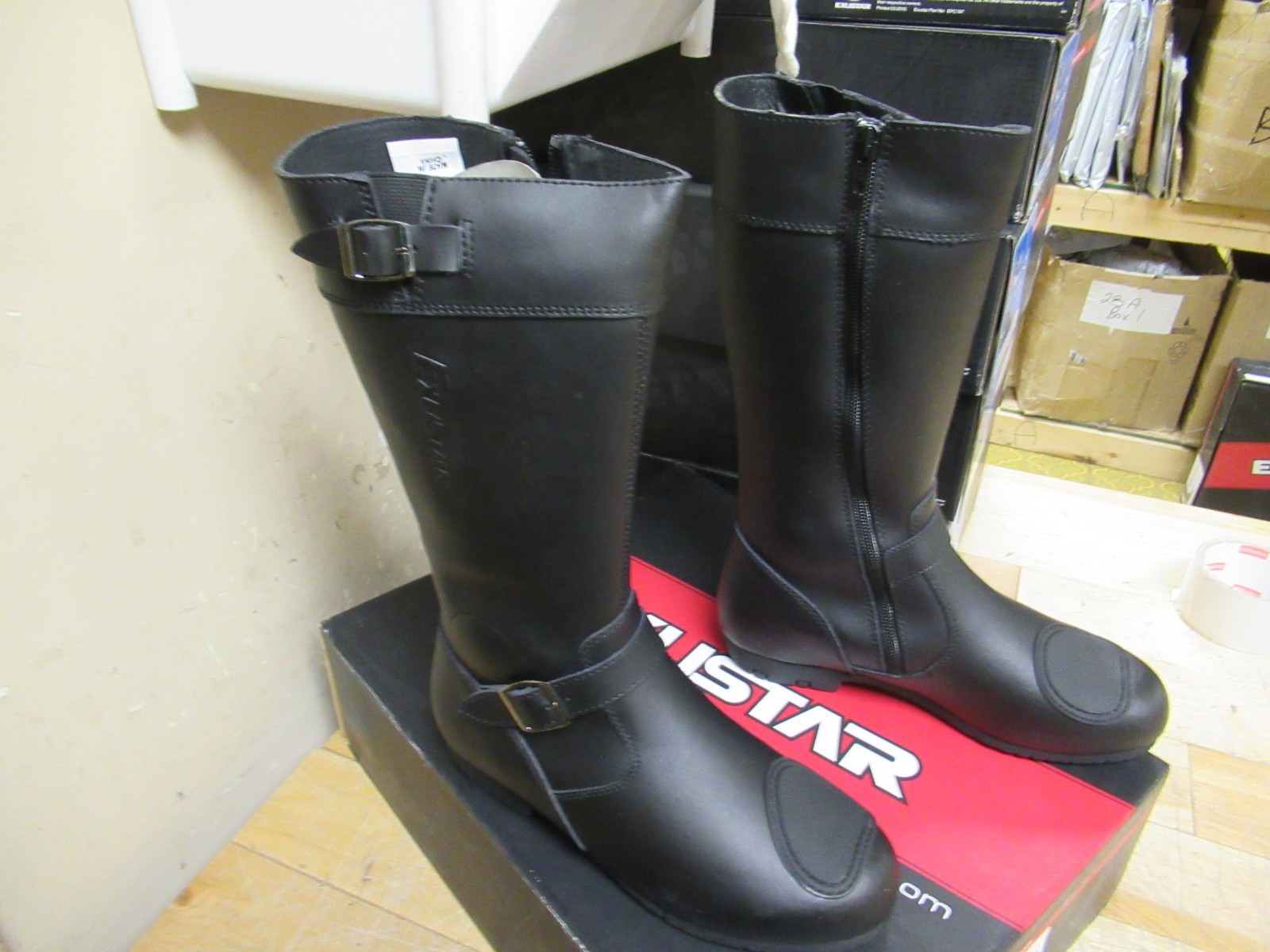 "Exustar ""Classy"" Motorcycle Boots - Waterproof Leather | Euro 37 ...