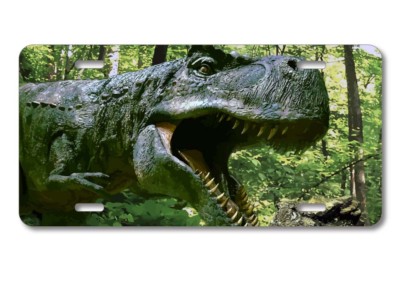Aluminum License Plate - T-Rex Dinosaurs Raptor - Ships from USA | eBay