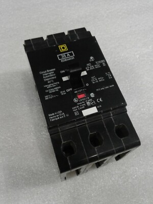 EDB34025 SQD 3POLE 25AMP 480/277V NEW | eBay