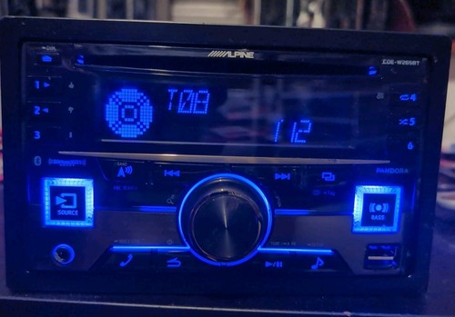 Alpine CDE-W265bt Car Radio CD USB AUX Bluetooth Sirius Pandora Ready 2 ...