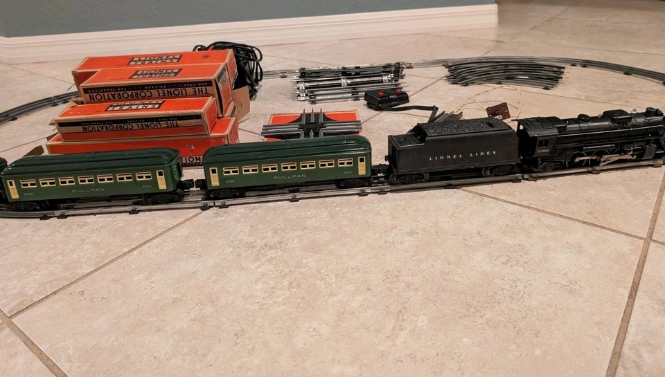 Lionel Post War Train Set, 6446WX, 6019, 6026, 6040, 6041, Switch, 30 ...