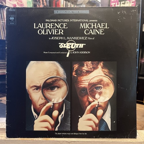 [OST]~EXC LP~"SLEUTH"~Soundtrack~John Addison~[1973~CBS~Issue]~UK ...