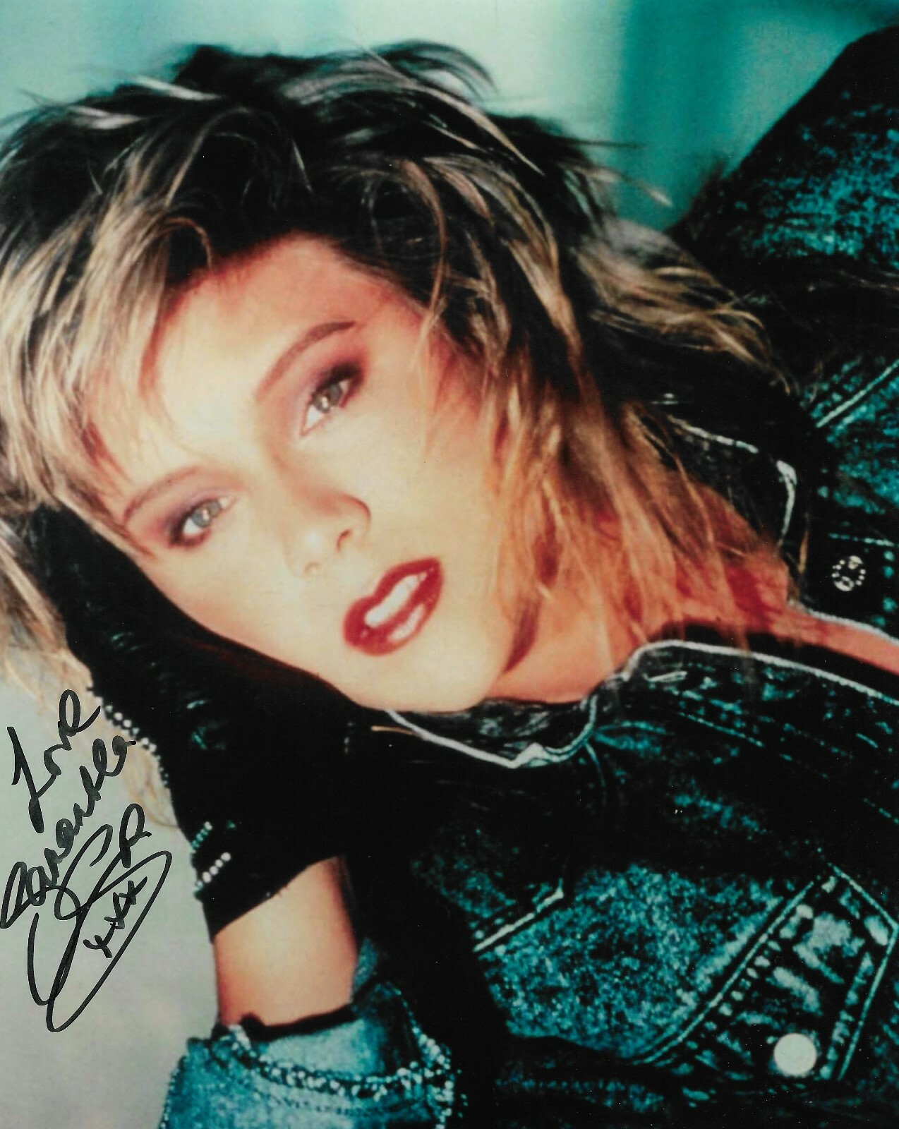 Samantha Fox Signed autograph Page 3 Model & Singer 10" x 8" COA 22121 ...