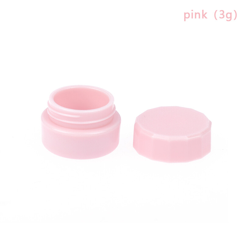 3/5g Plastic Cosmetic Container Face Cream Box Lip Balm Sample Empty ...