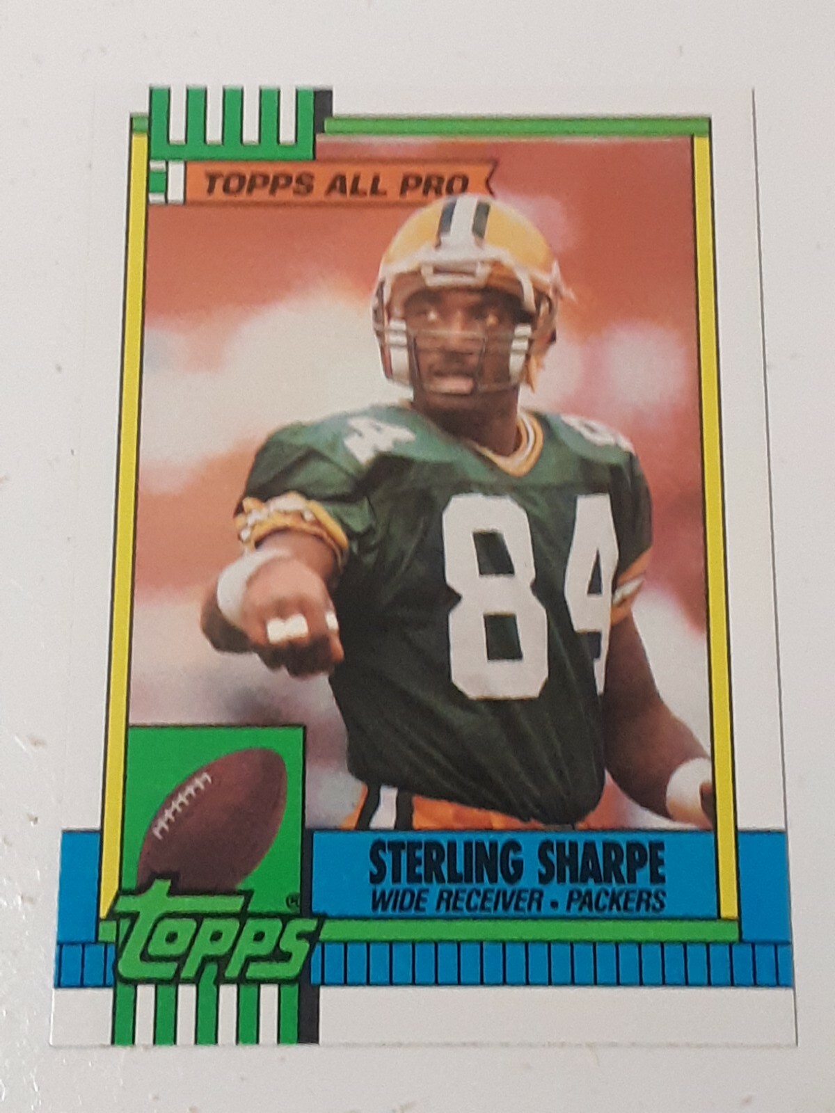 Sterling Sharpe Green Bay Packers 1990 Topps All Pro Card #140 | eBay