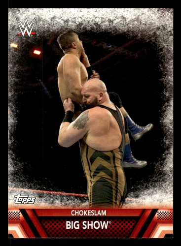 Big Show 2017 Topps WWE Then Now Forever #F-16 Finishers and Signature ...