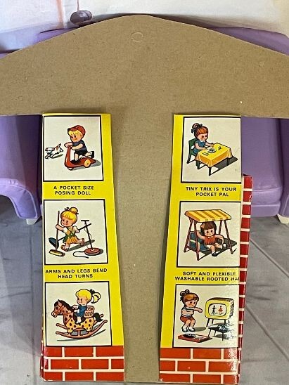 RARE LIDDLE KIDDLE CLONE Vintage 1966 Uneeda Tiny Trix BOY W/ SKATE ...