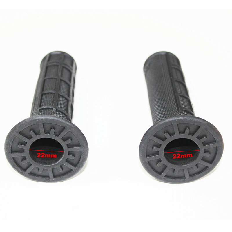 PAIR OF 22MM GRIPS FOR ATV Thumb Throttle Grips Yamaha Polaris Kawasaki ...