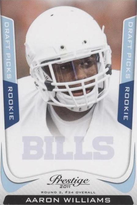 2011 Panini Prestige - Rookie Aaron Williams #202 Draft Picks Light ...
