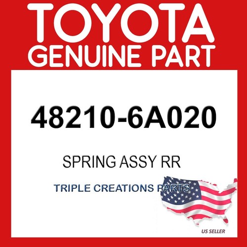 TOYOTA GENUINE 482106A020 SPRING ASSY, REAR RH 48210-6A020 | eBay