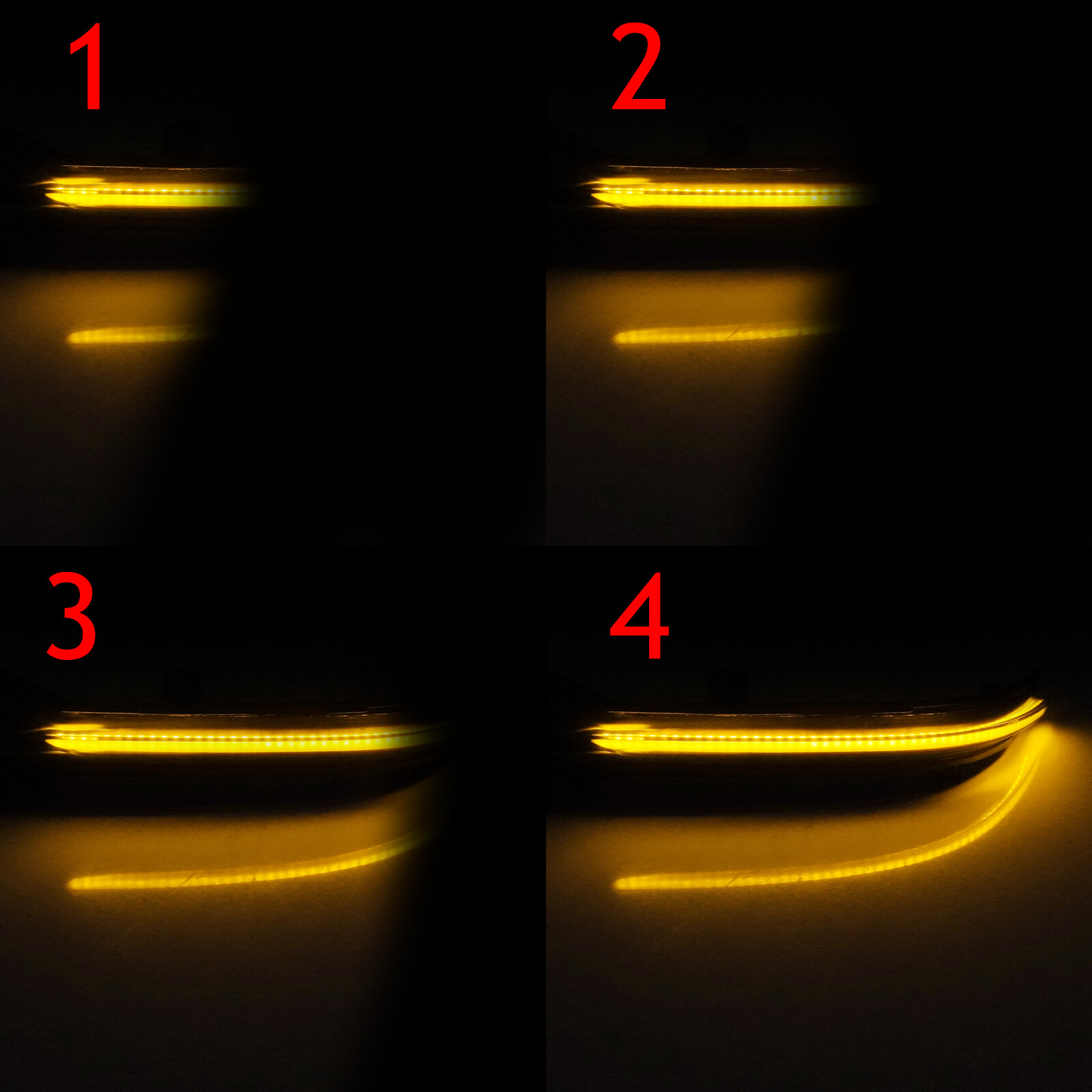 2X For BMW 5 Series G30 G31 G11 G12 LHD Dynamic LED Wing Mirror ...