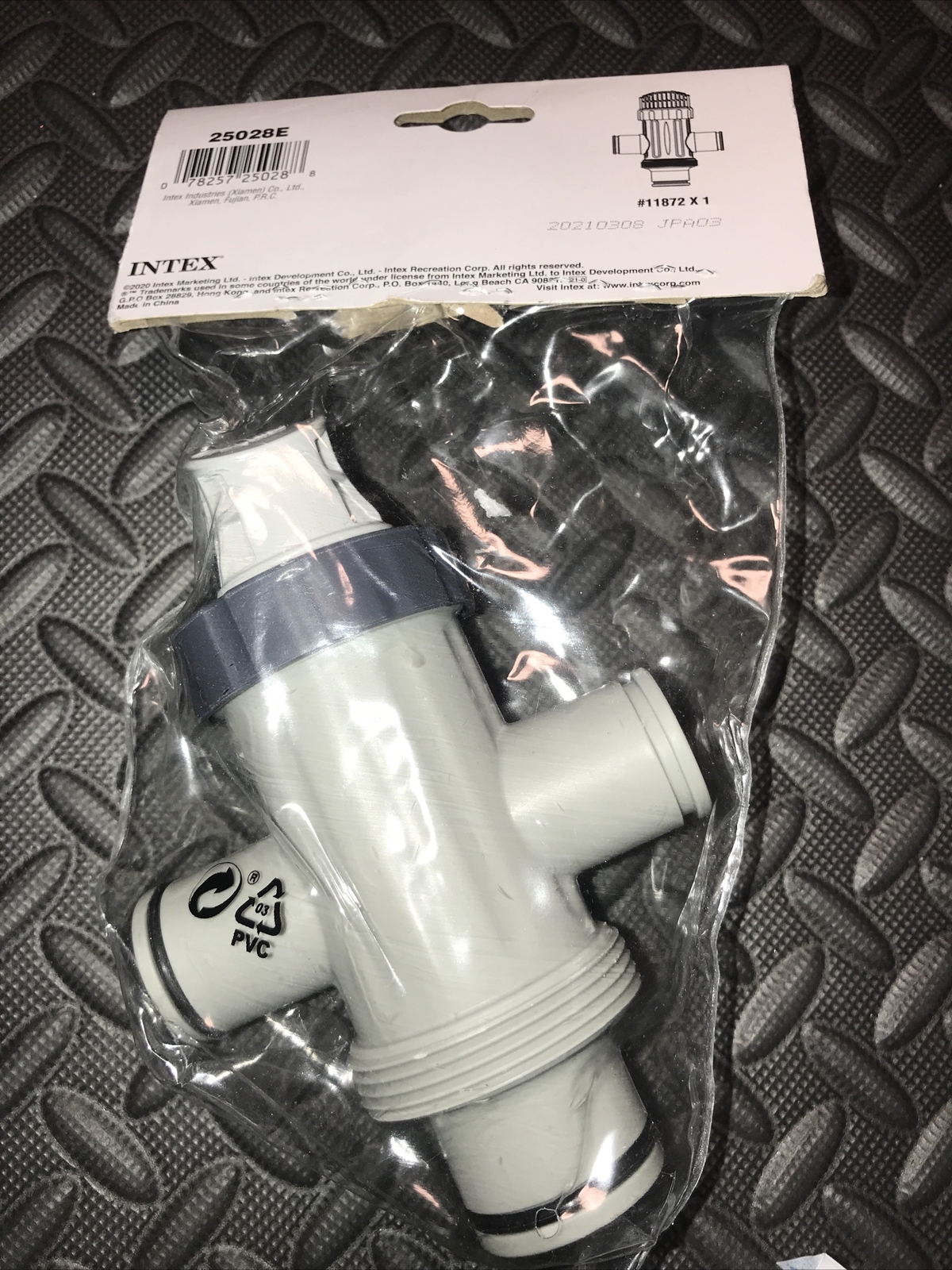 Intex Split Pool Plunger Valve Shut Off Manifold Dual Hose 789610544370 ...