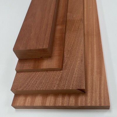 Sapele boards - Kiln Dried - Cut To Size-Planed Solid Hardwood - 27mm ...