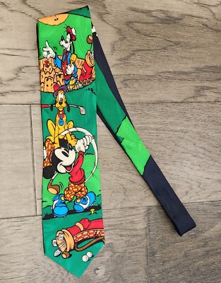 Disney Store Micky Mouse Tie Golf Tie Goofy Tie | eBay