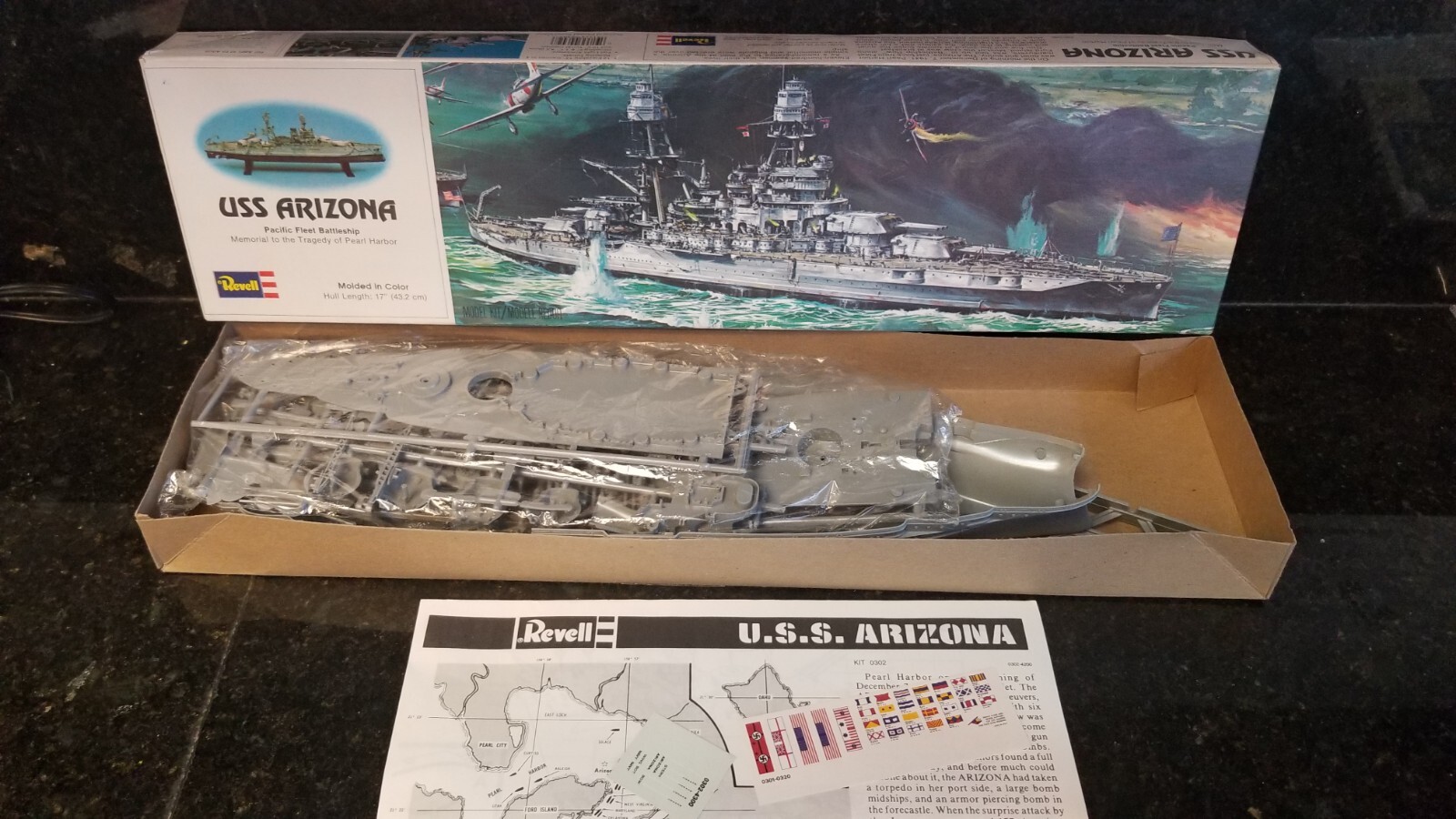 REVELL USS ARIZONA BATTLESHIP SCALE MODEL SHIP KIT | eBay
