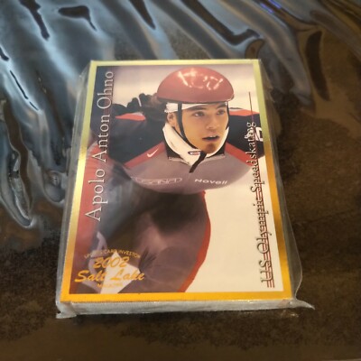 2003 APOLO ANTON OHNO SCI GOLD ROOKIE OLYMPIC CARD RC MINT CONDITION | eBay