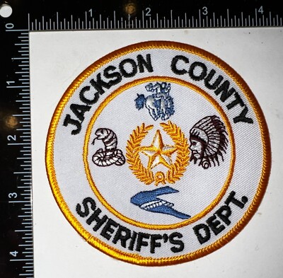 Jackson County Sheriff TX Texas Police Department Patch | eBay