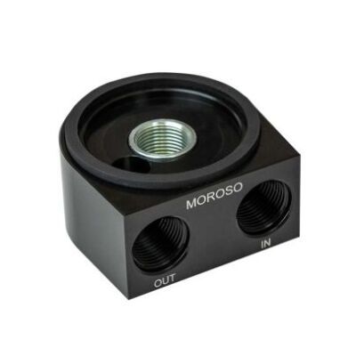 MOROSO 23694 Chevy "LS1" Oil Filter Sandwich Adapter With 13/16"-16 ...
