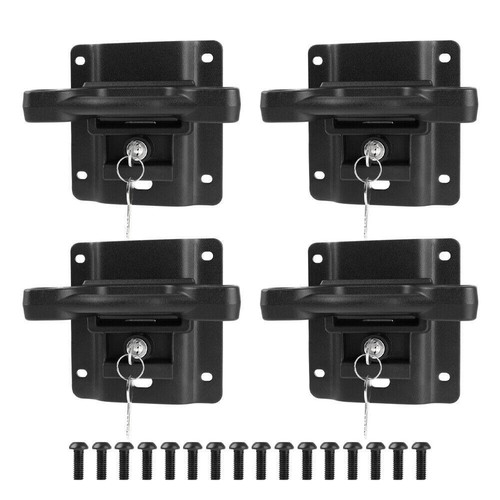 4X Truck Bed Tie Down Anchors Brackets Boxlink Cleats For Ford F-150 F ...