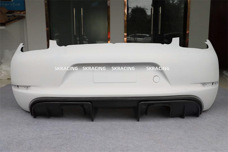 For Porsche 718 987 Boxster Cayman Upgrades GT4 Style Front Rear Bumper ...