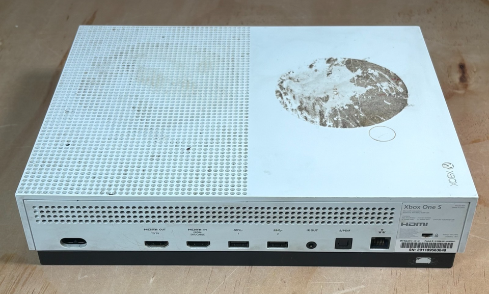 Xbox One S White 500GB Video Game Console Only Tested Working | eBay