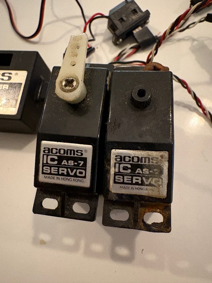 acoms arc-227 vintage Receiver servo as-7 RX 2channel rc car boat buggy ...
