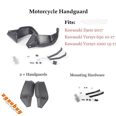 1 Pair Black Hand Guards Protect Kit For Kawasaki Z900 Versys 650 1000 ...