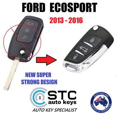 SUITS FORD ECOSPORT 2013 2014 2015 2016 COMPLETE REMOTE FLIP ...