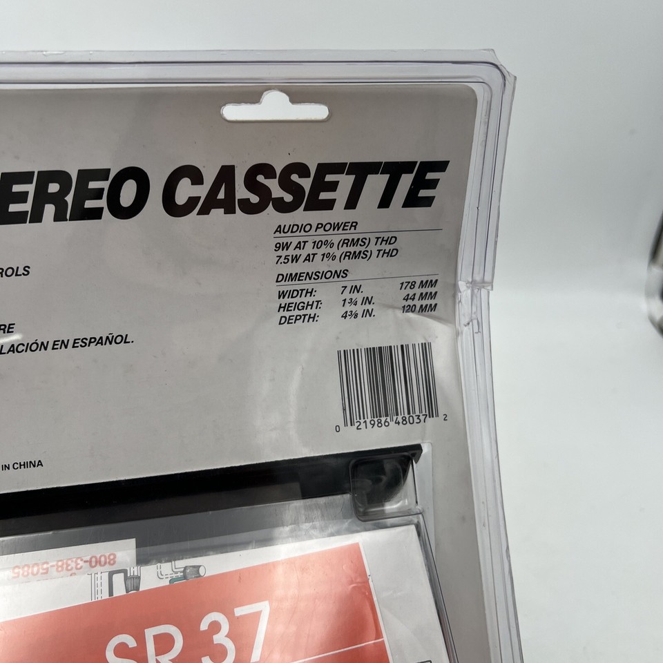 Sparkomatic AM FM Stereo Cassette Radio 3 Band Graphic Equalizer SR37 ...