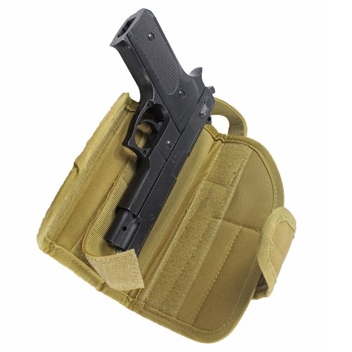 Tactical OWB Right Hand Gun Holster Fits Pistol with Light or Laser ...
